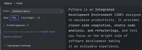 Change Fonts On PyCharm GeeksforGeeks
