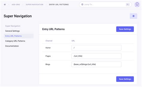Super Navigation Add Ons Expressionengine