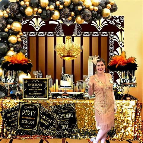Jazz Theme Party Decorations Wicked Party The Rose Table