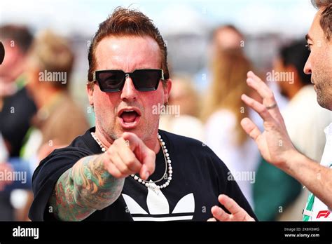 Tre Cool Usa Green Day Drummer On The Grid 23102022 Formula 1