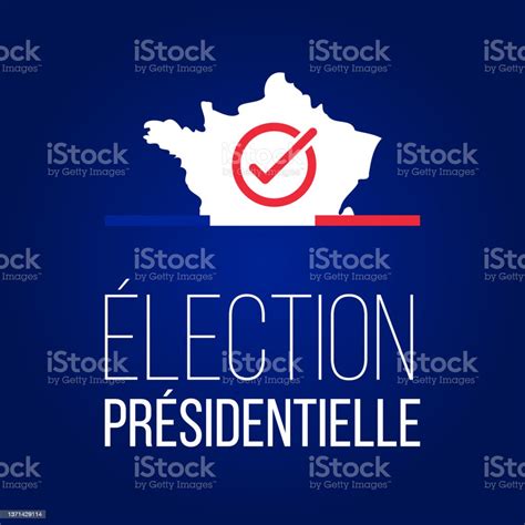 프랑스 대통령 선거 플랫 벡터 배너 또는 포스터 2022년에 대한 스톡 벡터 아트 및 기타 이미지 2022년 French Presidential Election