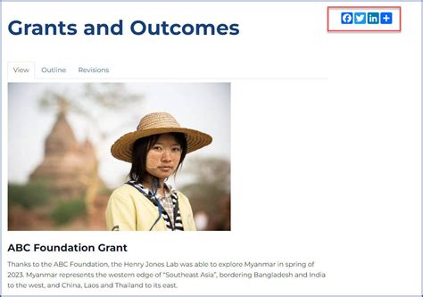Sharing Buttons Widget Openscholar Documentation