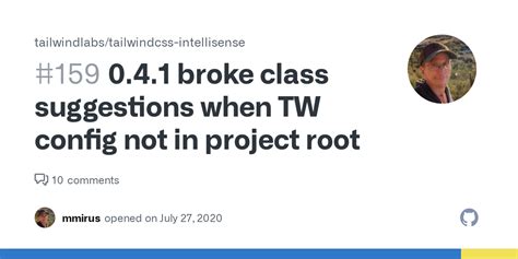 041 Broke Class Suggestions When Tw Config Not In Project Root · Issue 159 · Tailwindlabs