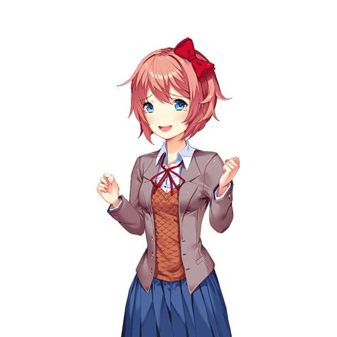 Doki Doki Literature Club Sprites Sayori Heres