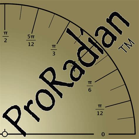 Proradian Gold Sun Text Square Proradian Radian Scale Protractors