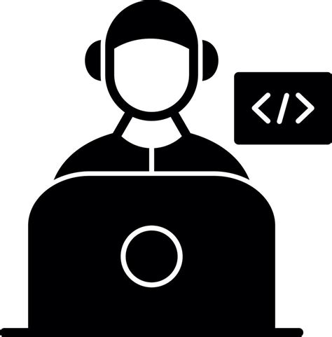 Programmer Vector Icon Design 15802019 Vector Art At Vecteezy