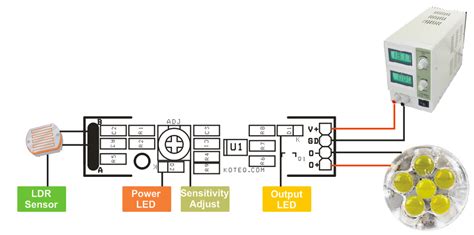 Dark Sensitive Switch LED Light Electronics Lab