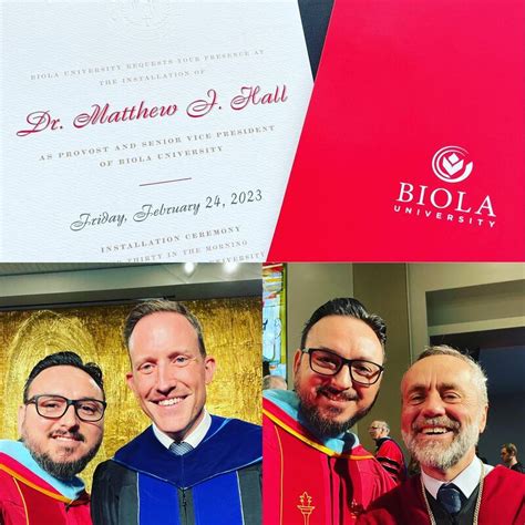 Dr Daniel E Ruarte On Linkedin Provostinstallation Biola Christianhighereducation Congrats