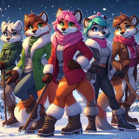 Groupe De Filles Furry By Griphon46 On Deviantart
