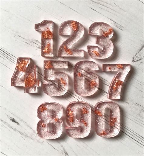 Resin Numbers Abstract Artists Resin Art Alcohol Ink