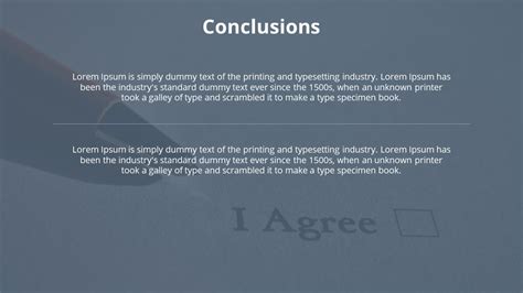 professional thesis conclusion section powerpoint slidemodel