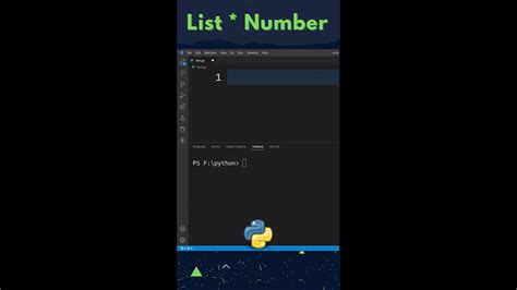 What Happens When We Multiply List With A Number In Python Shorts Youtube
