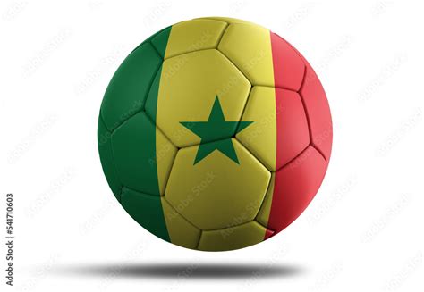 Senegal Flag Football Ball For 2022 Soccer World Cup Senegali Country