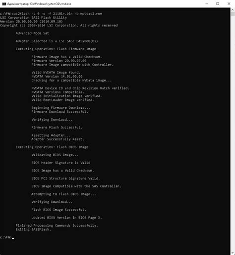 Прошивка LSI SAS i Host Bus Adapter через sas flash internet lab ru