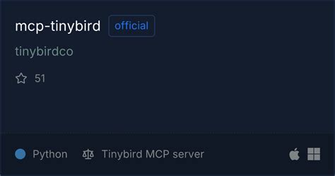 tinybird mcp server glama