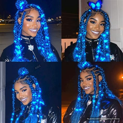 Ai创作图霓虹灯拍照 蓝色氛围感 蒂芙妮蓝色主题 Blue黑色 蓝黑色炫酷 蓝活动灯光 荧光舞素材 黑蓝色炫酷 夜晚灯光特效 灯光霓虹路灯霓虹灯 蓝色金色撞色 Ins霓虹灯 蓝光白光激光夜光