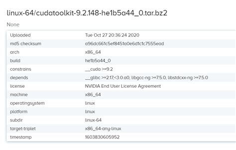 Feedback On `cudatoolkit` Packages · Issue 15 · Conda Forge