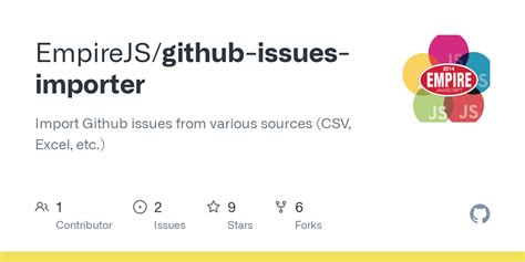 Github Empirejsgithub Issues Importer Import Github Issues From
