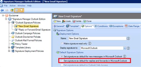 How To Append A Signature To New Emails Only Exclaimer Knowledge Base