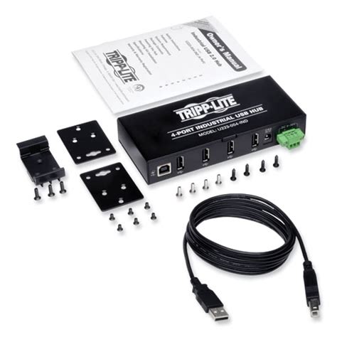 USB 2 0 Mini Hub 4 Ports Black