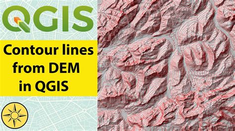 Generate Contour Lines From Dem Using Qgis Youtube