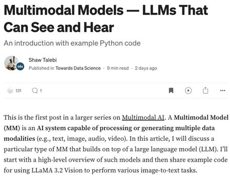 shaw talebi on linkedin over the past year we ve seen llms gain the
