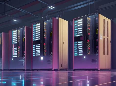 Premium Photo Dark Data Nexus Connection Network In Servers Data Center