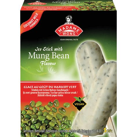 Madame Wong Mung Bean Ice Cream Coconut Milk Formula 5x80g 神奇的東方