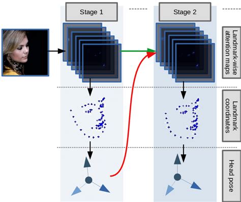 Illustration Of How Face Alignment And Head Pose Estimation Are