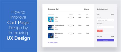 How To Increase Cart Page Efficiency By Improving Ux Design
