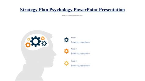 Strategy Plan Psychology PowerPoint Presentation PPTUniverse