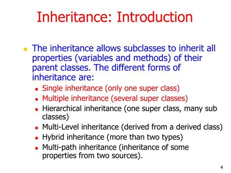 ppt inheritance powerpoint presentation free download id 394408