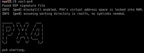 VOXL PX4 ModalAI Technical Docs VOXL PX4 ModalAI Technical Docs