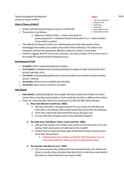 typical and atypical development part 2 spring lecture 5 typical and
