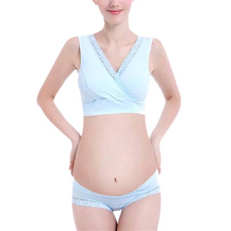 Hoksml Nursing Bras Matching Panties Pregnant Women S Sexy Ultra Thin Lace Bra Non Steel Ring