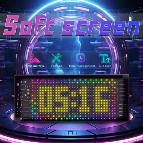 16×32 Pixels Rgb Programmable Led Matrix Panel Shine Lighting