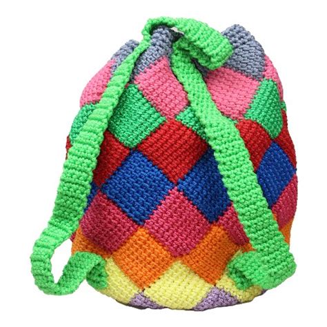 کیف بافتنی بچه گانه طرح مروارید شیکدو مدل Bfb16 شیکدو