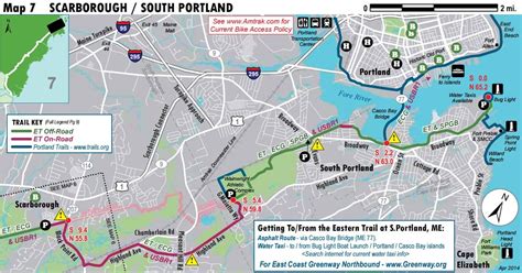 Portland Maine Trails Map Map 4 Moody Alden And Tannery Brook