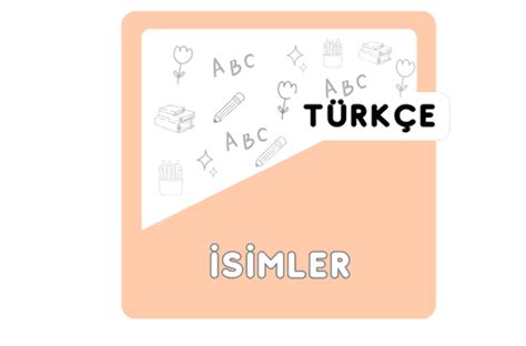 4 Sınıf İsimler Turuncu Sınıf