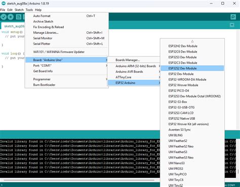 Как да инсталираме Esp32 в Arduino Ide Ardudevelopeu