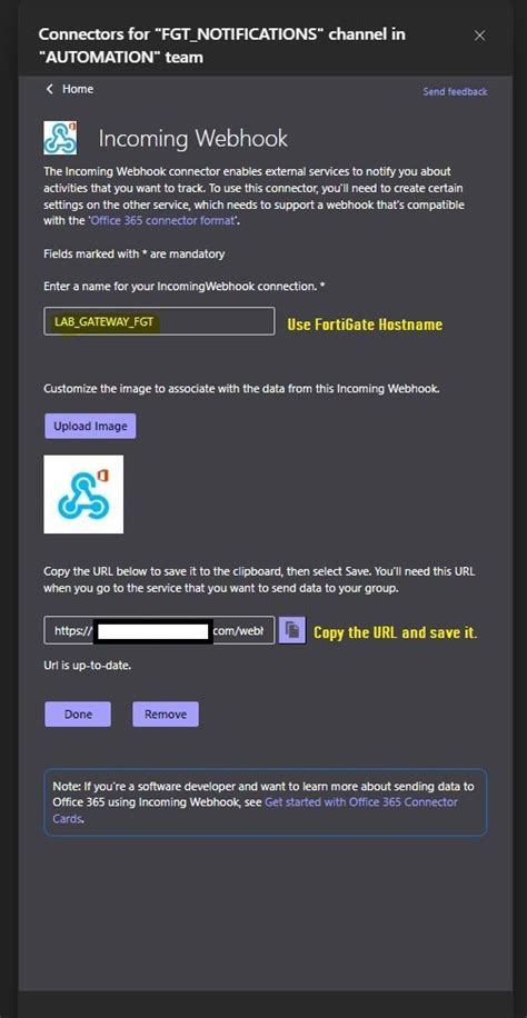 Technical Tip Creating Teams Notification For For Fortinet Community