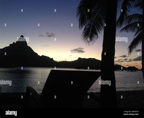 Bora Bora Island Sunset