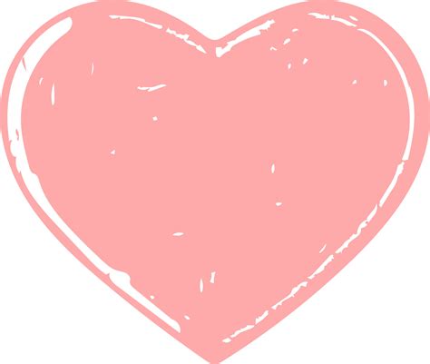 Pink Color Love Heart Shape Vector Art At Vecteezy