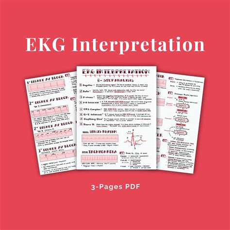 EKG Dysrhythmia Interpretation Basics For Nurses And Nursi Inspire Uplift