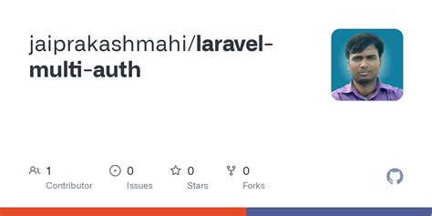 github jaiprakashmahi laravel multi auth