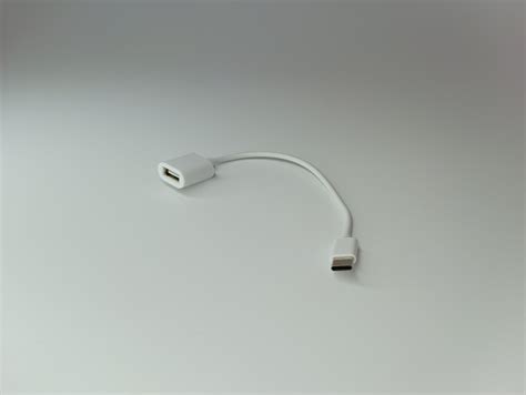 Адаптер Otg Usb Type C Білого кольору перехідник для підключення Usb накопичувача Миші