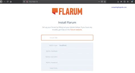 how to create community forum discussion website with flarum