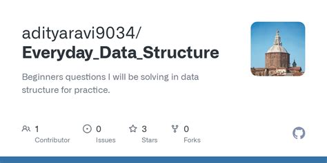Github Adityaravi9034everydaydatastructure Beginners Questions I Will Be Solving In Data