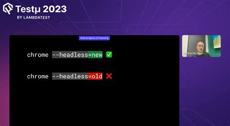 Chrome ️ Testing [testμ 2023] Lambdatest
