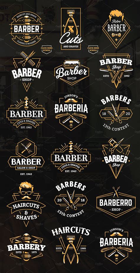 Barber Shop Logo Design Ideas Aquascape Ideas